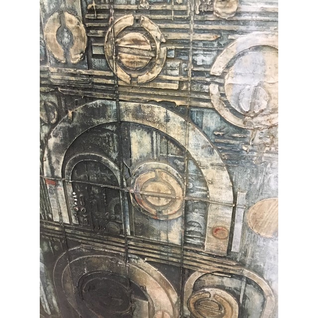 Abstract Mixed Media Painting by Donald Stoltenberg | Chairish