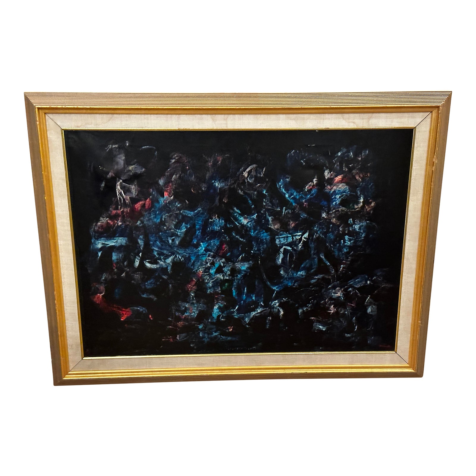 Modern Abstract Oil Painting by Ahmed Yacoubi | Chairish