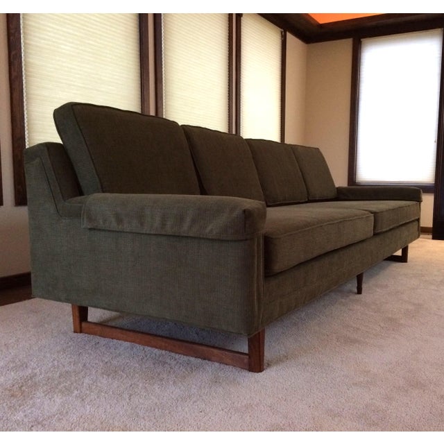 1950s Vintage Green Paul McCobb Sofa | Chairish