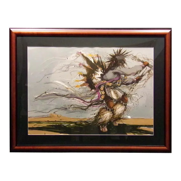 Larry Fodor "Fancy Dancer II" Original Limited Edition Lithograph ...