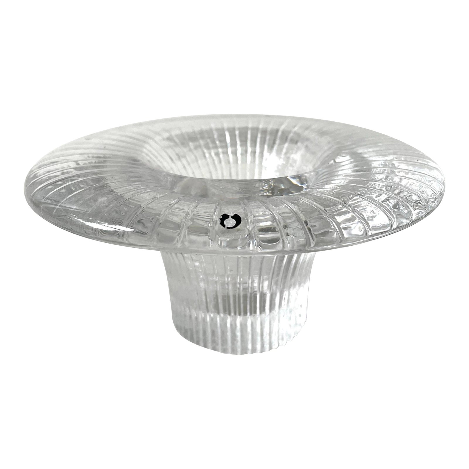 Mushroom Shape Glass Vase, by Pukeberg | Chairish