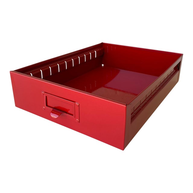 Mid Century Steel Drawer Insert, Repurposed as Organizer / Container ...