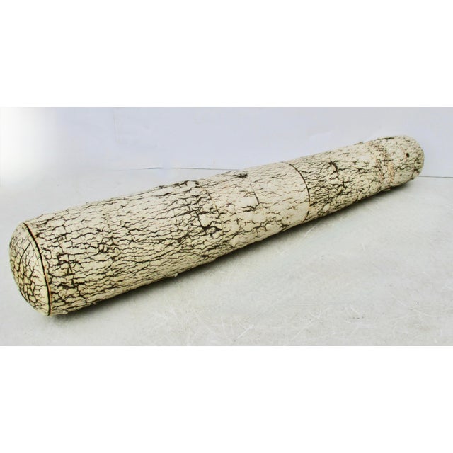 Peter Lane Ceramic All Log Vase Circa 1998 | Chairish