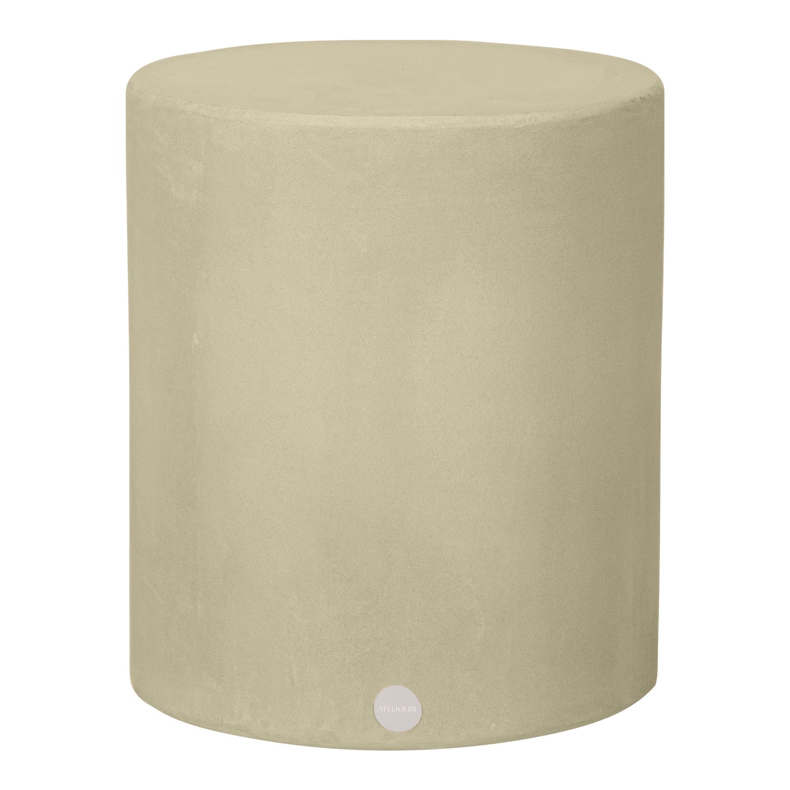 Contemporary Natural Plaster Seat/Side Table "Column" 35 by Isabelle ...