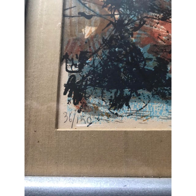 1950s Abstract Expressionist Lithographs by John Levee, Signed ...