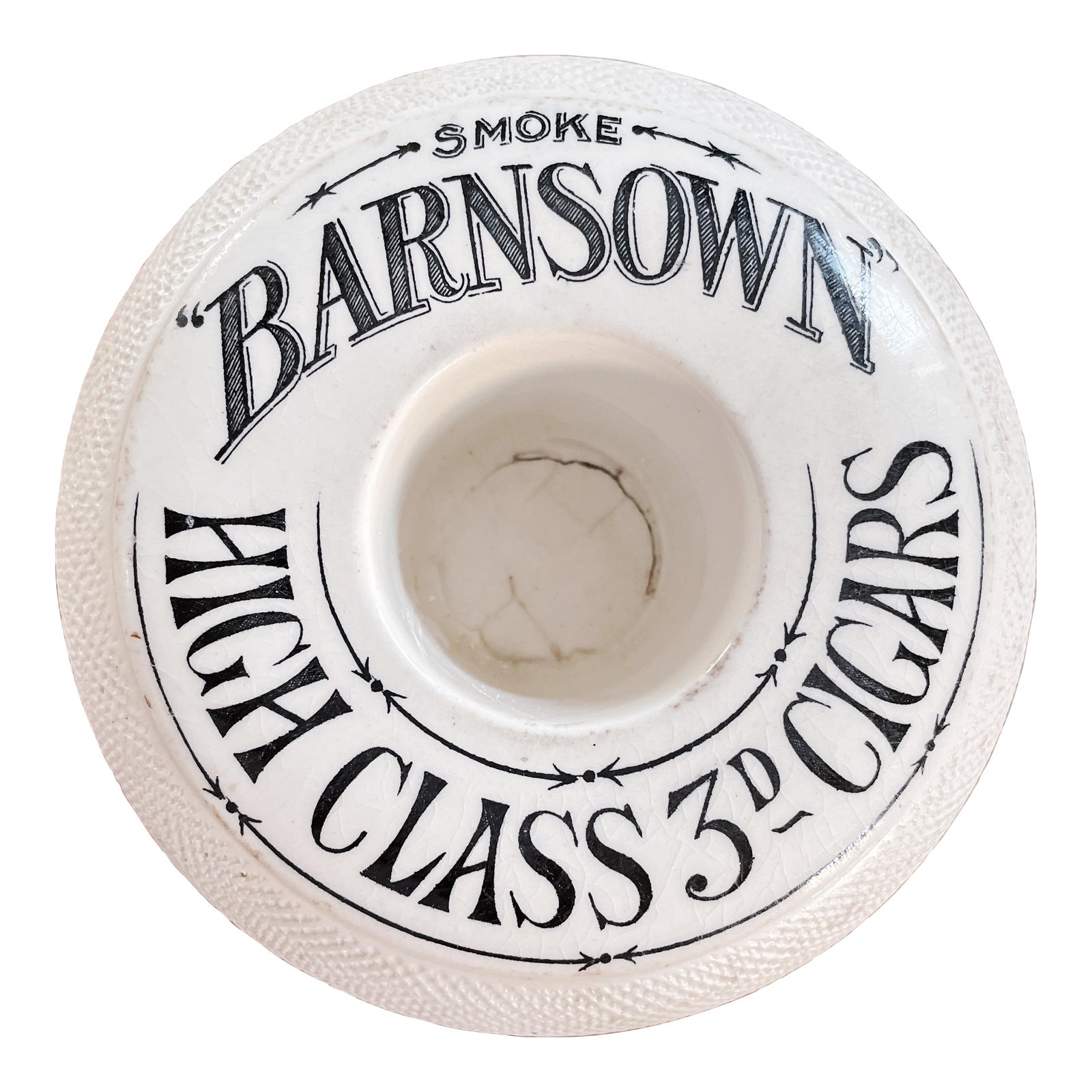 Antique English Barnsown Cigars Advertising Match Striker | Chairish