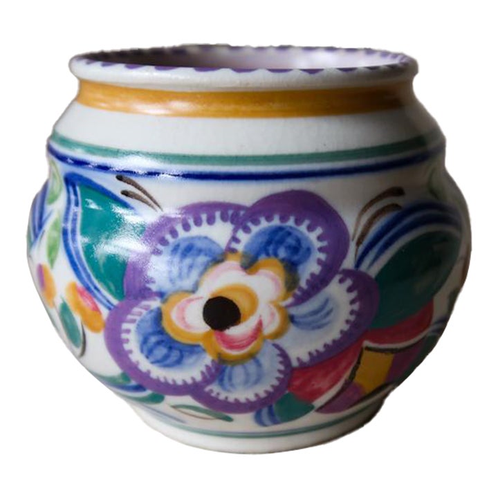1930s Poole Pottery Posie Pot Traditional Pattern - Truda Carter Design ...