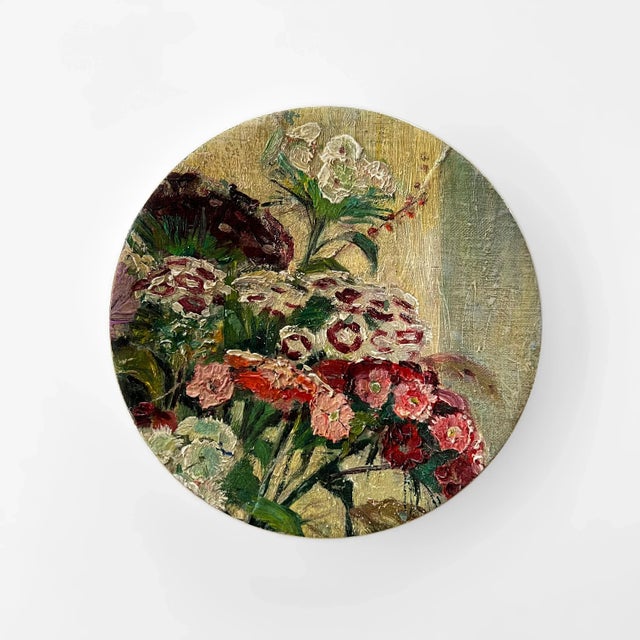 "The White Vase" Contemporary Installation of Ceramic Plates and Oil on ...