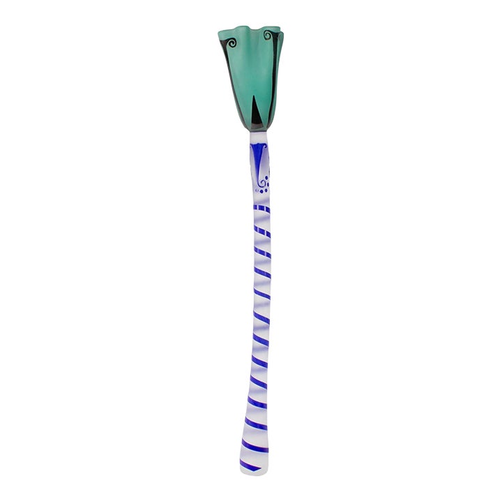 1997 Art Glass Flower Sculpture by Stephen Fellerman and Clair Raabe ...
