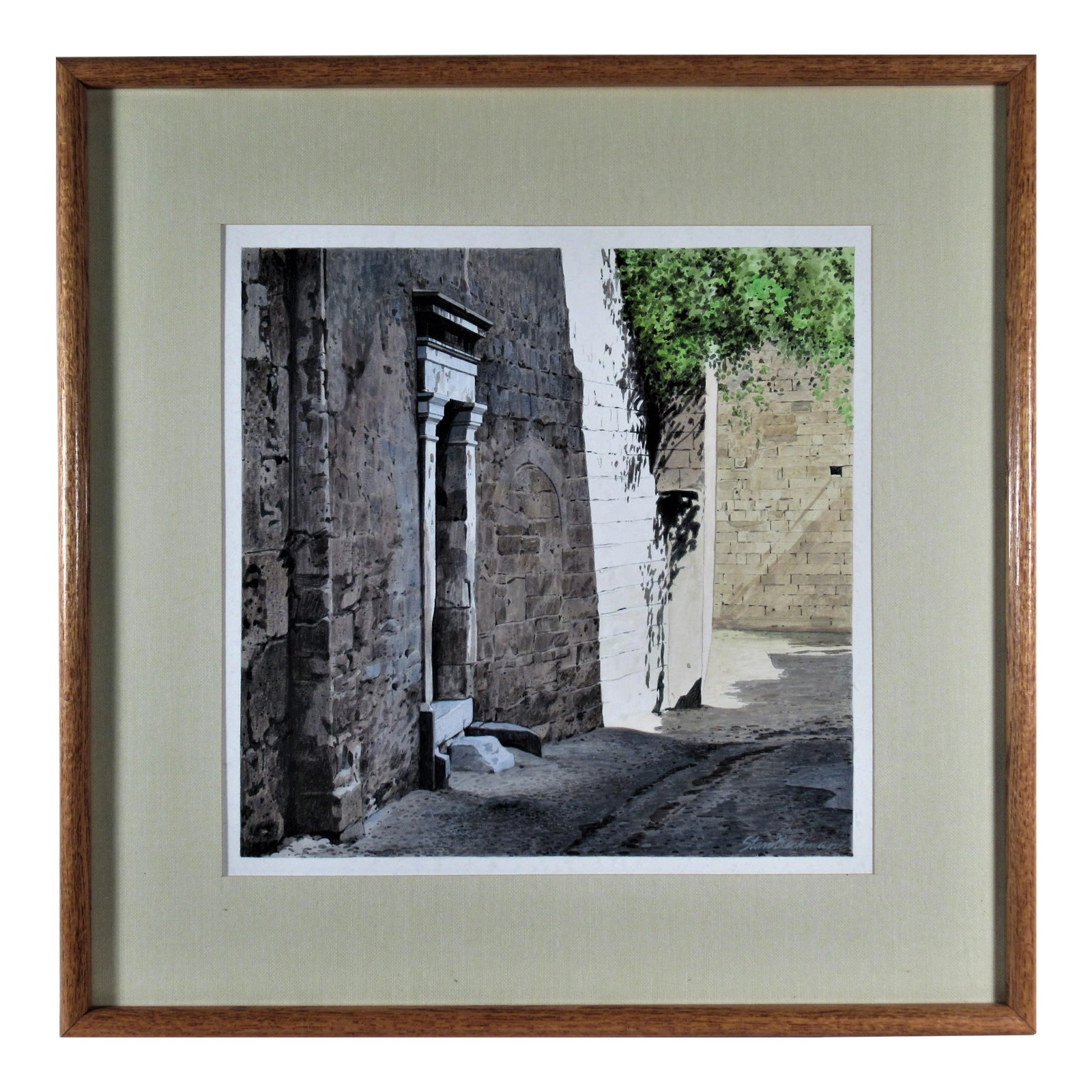 Stan Beckman, European City Scene, Circa 1970 | Chairish