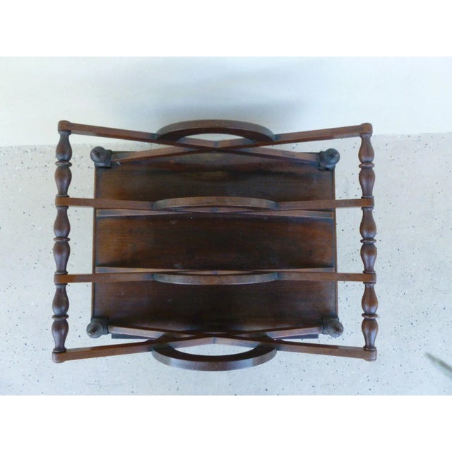 Early 19th Century Antique English Regency Canterbury/Magazine Stand ...