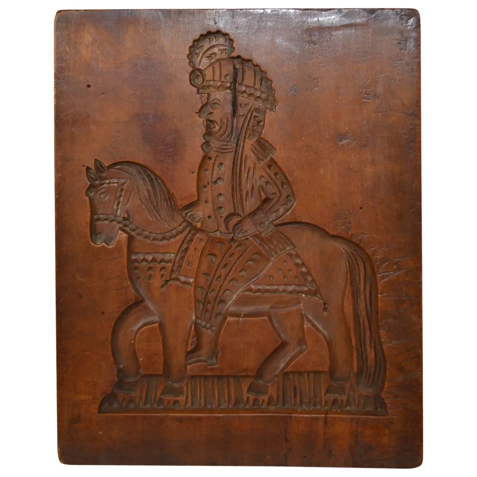 19th Century Wooden Gingerbread Mold | Chairish