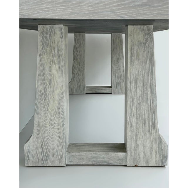 1990s Cerused Dining Room Table Attributed to Century Furniture | Chairish