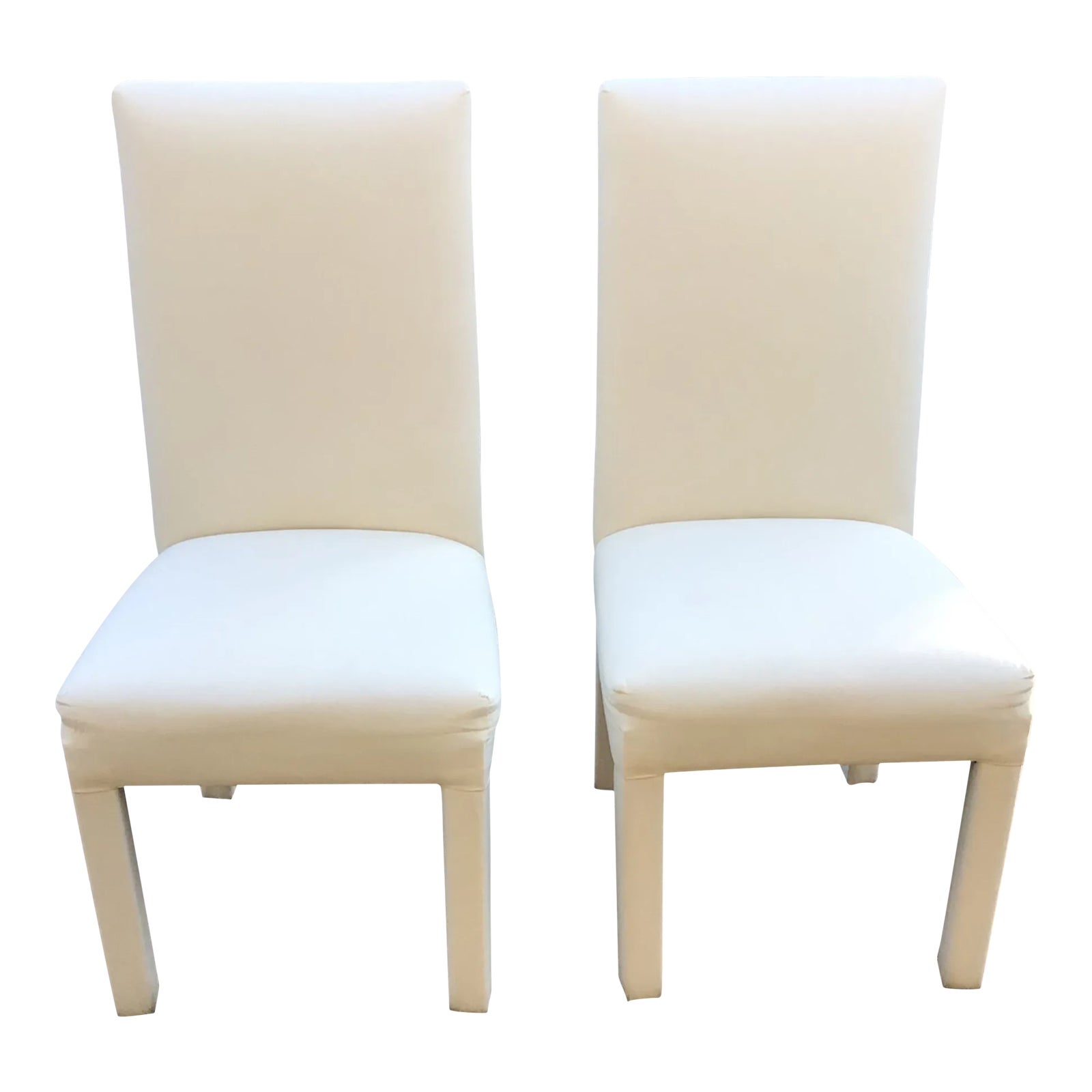2000s Ballard Design Parsons Chairs- a Pair | Chairish