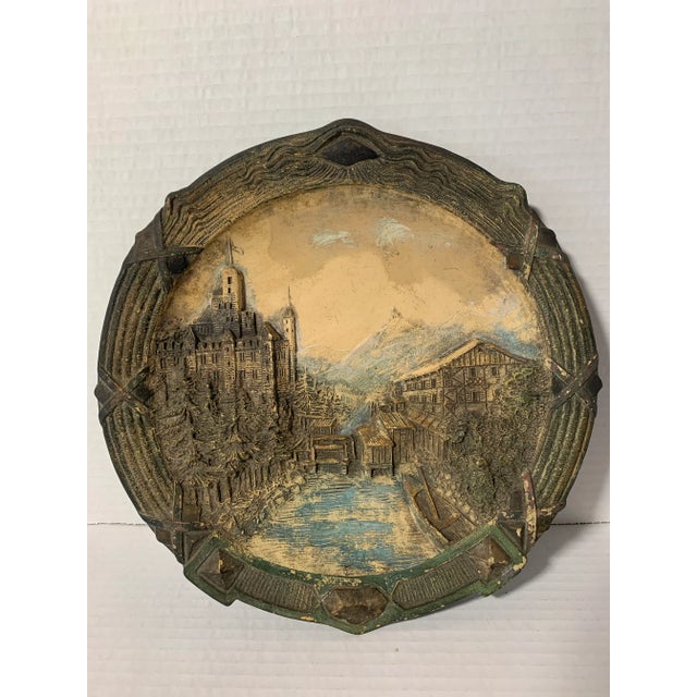 1900s Austria Cityscape Display Plate | Chairish