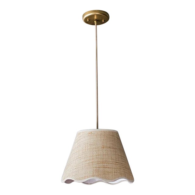 Evolve Lighting Co. Scallop Pendant Light | Chairish