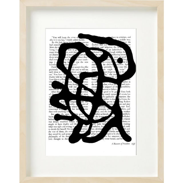#Wood Shadow Box Framed 'Black & White Abstractions Series' (4) - 75 ...