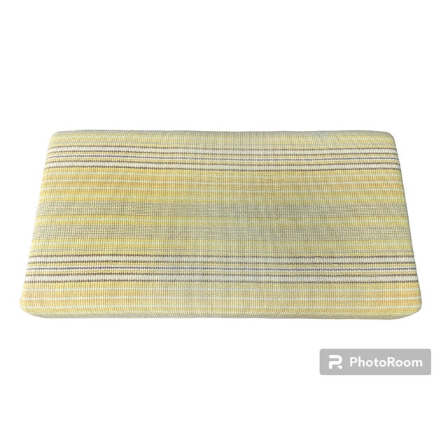 Lee Industries Cocktail Ottoman With Bobbin Legs | Chairish