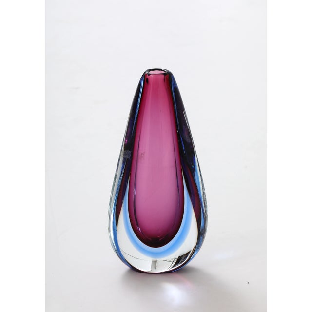 1970's Oball Murano Teardrop Vase | Chairish
