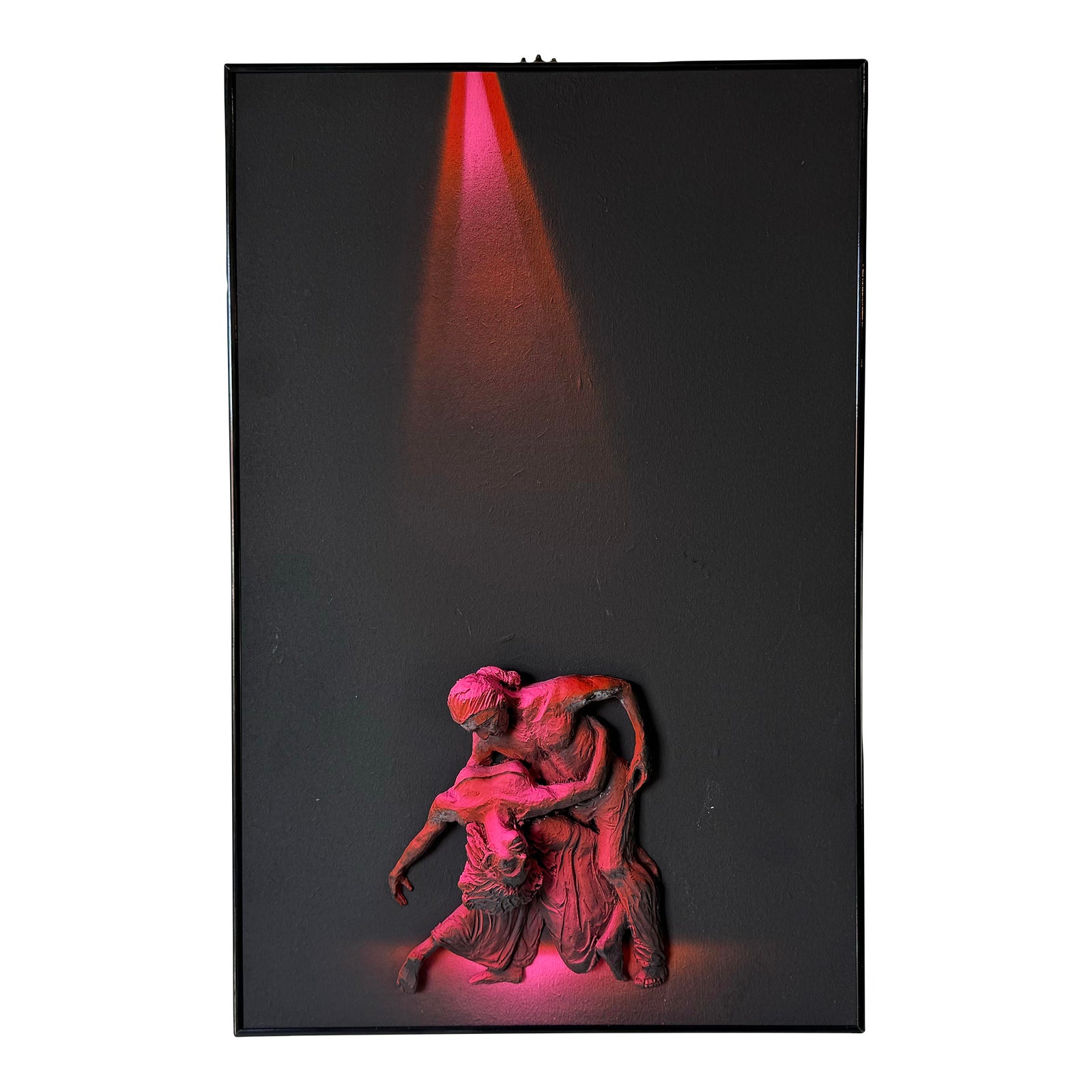 Vintage "Tango" Dancers Wall Art Sculpture, Signed | Chairish