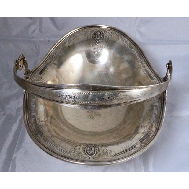 Circa 1915 Frank Whiting Sterling Silver Basket | Chairish