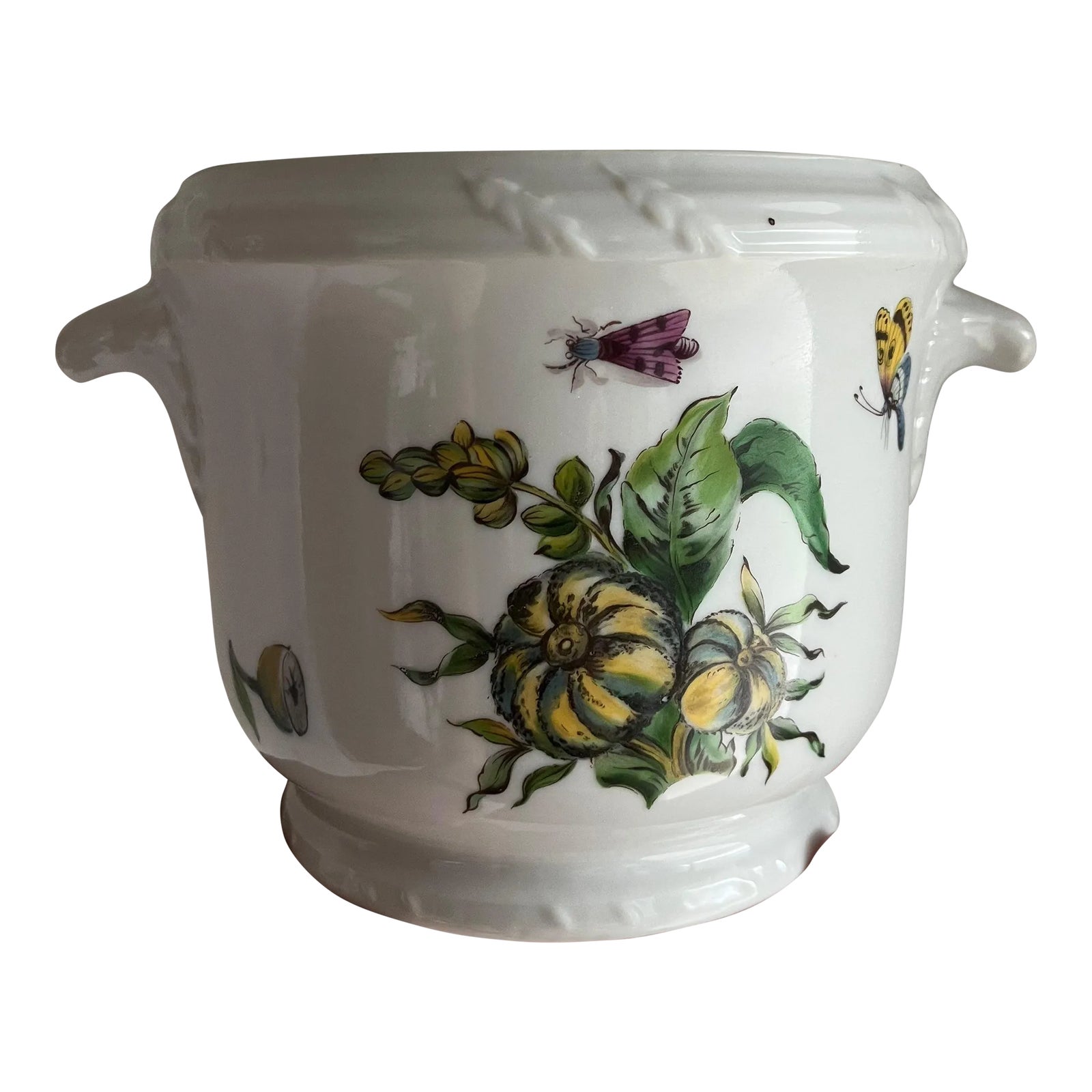 1970s Mottahedeh the Exotic Plant Cachepot Planter | Chairish