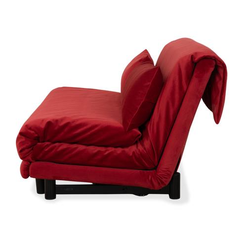 Multy Three-Seater Sofa in Red Fabric from Ligne Roset | Chairish