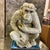 Late 20th Century Vintage Plaster Monkey Statue | Chairish
