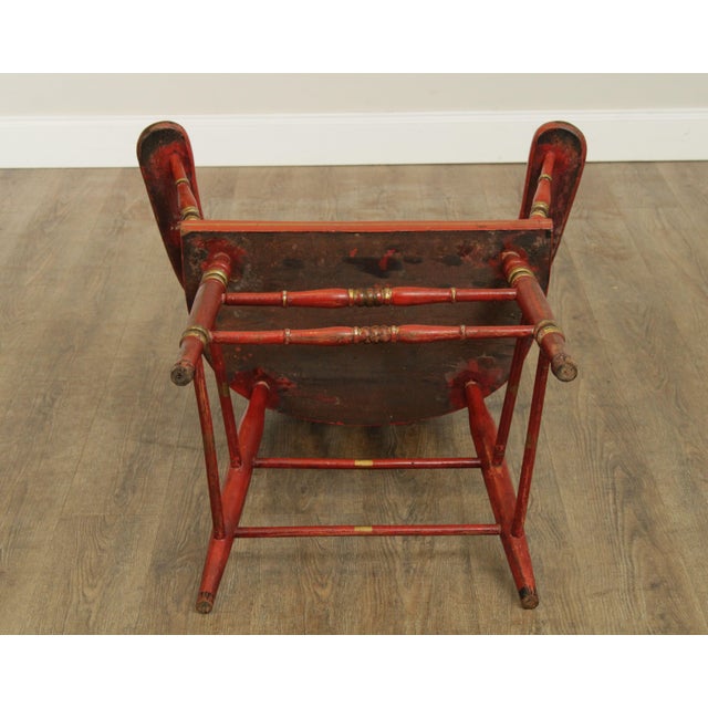 Antique Painted Circus Windsor Chair | Chairish