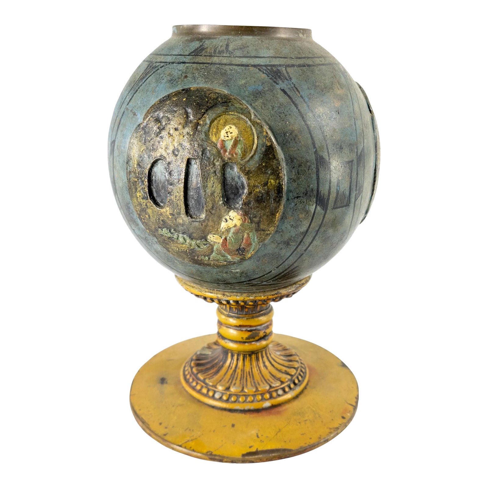Early 20th Century Miller Lamp Company Japanese Style Lamp Base | Chairish