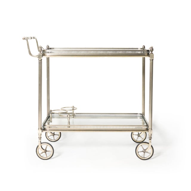 French Bar Cart - 1950s - 1960s | Chairish