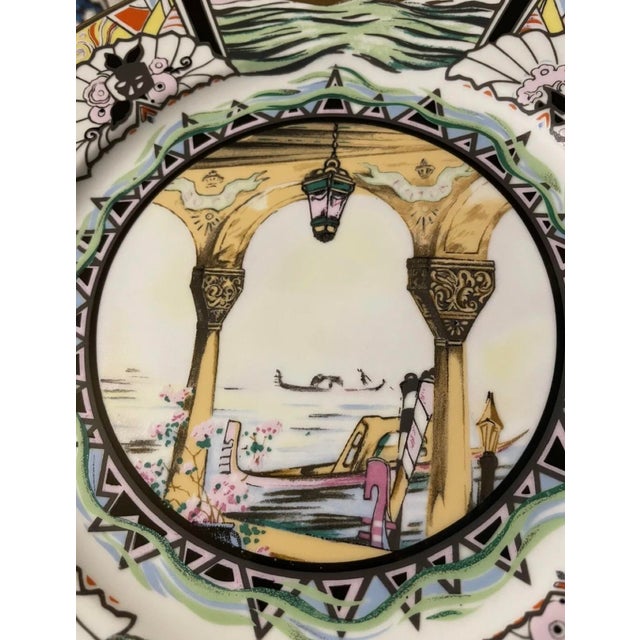 1980s Boca Raton Club Hotel Art Deco Venetian Theme Dinner Plate ...