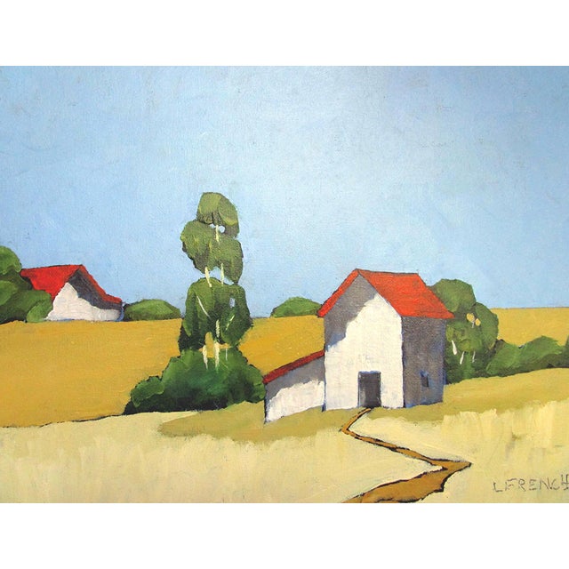 California Farmhouse & Barn Art Lynne French Landscape Oil Painting ...