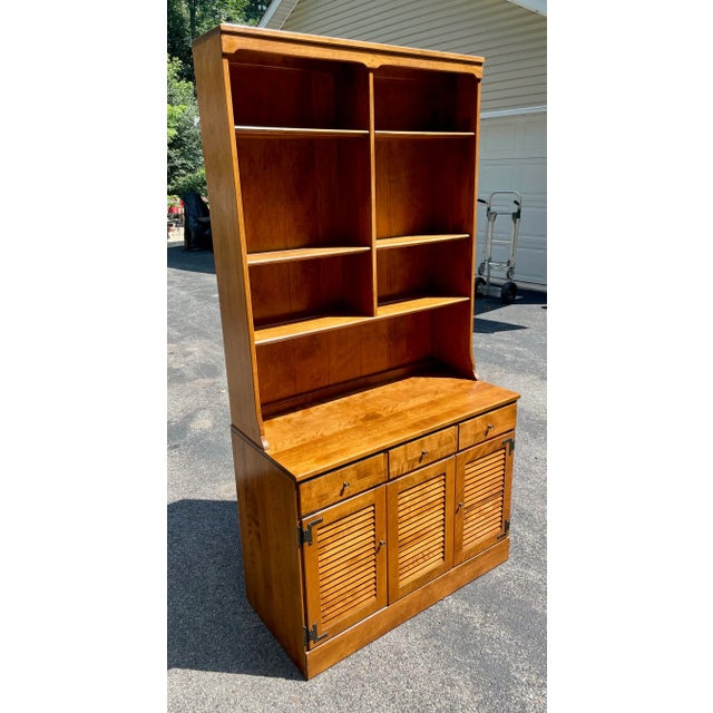 Mid 20th Century Ethan Allen Crp Custom Room Plan Cabinet With Divided ...
