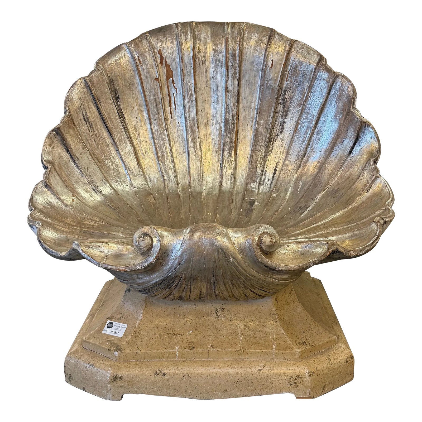 Antique Italian Grotto Shell Chair | Chairish