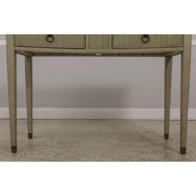 Regency Style 2 Drawer Paint Decorated Server | Chairish