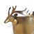 Antique Stag Head Ice Bucket Brass Vase Wine Bucket | Chairish