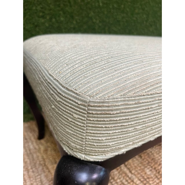 Barbara Barry Contemporary Celadon Green Bench | Chairish