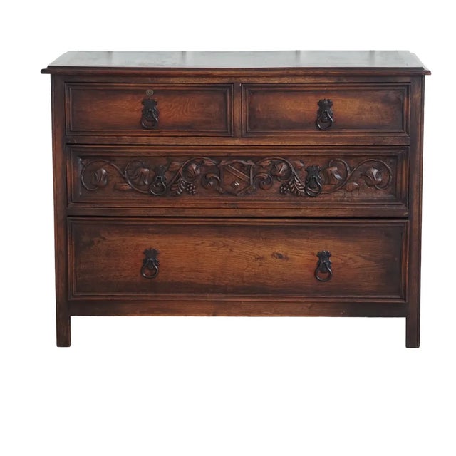 Antique Chest of Drawers in Wood, 1890 | Chairish