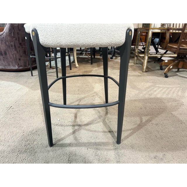 Arhaus White Bar Stools | Chairish