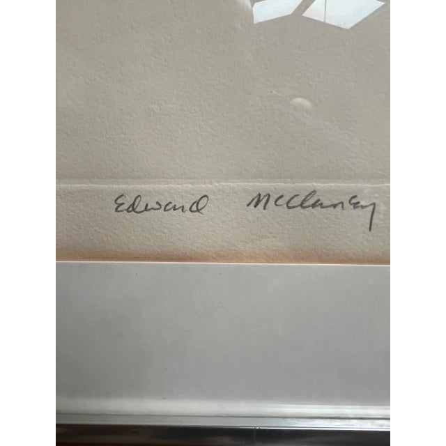 1970s “Mower” Lithograph by Edward McCluney, Framed | Chairish