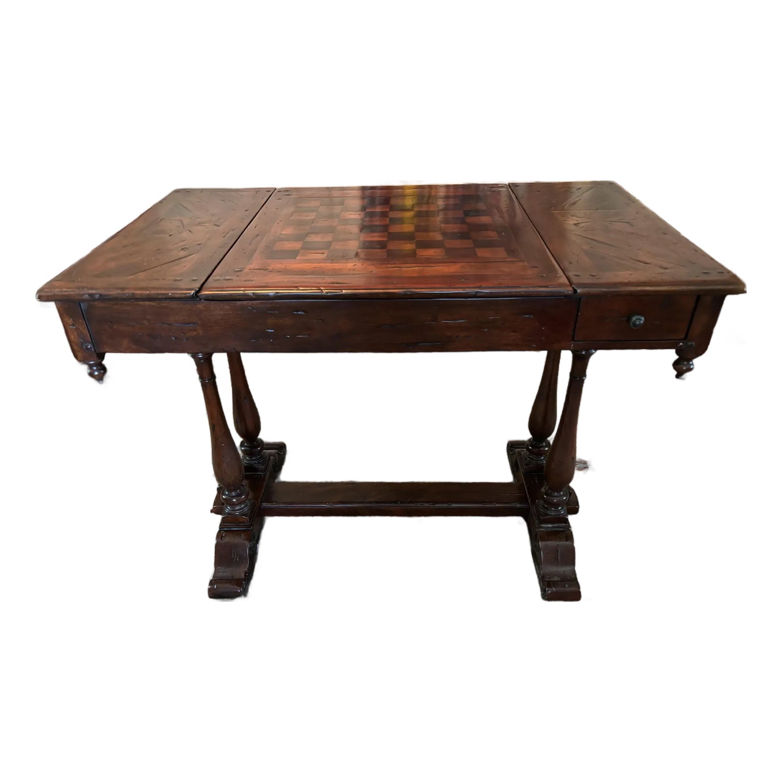 Theodore Alexander Castle Bromwich Chess/Backgammon Table | Chairish