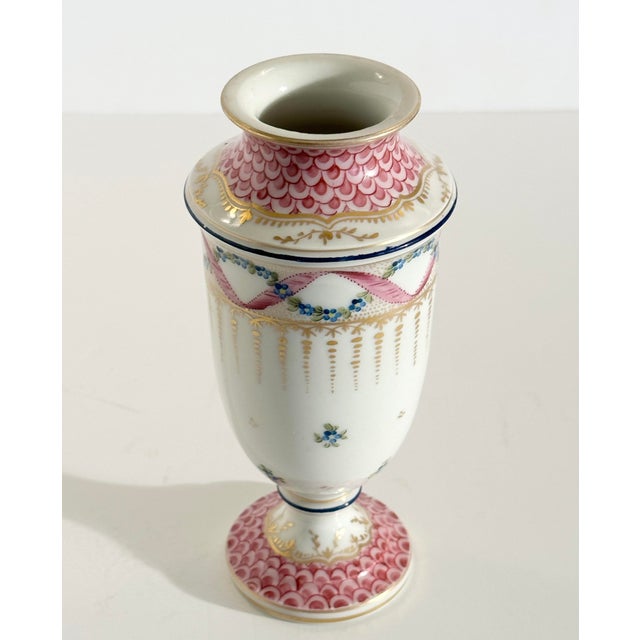 Antique French Sevres Porcelain Bud Vase | Chairish