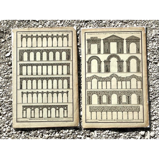 Vintage Boho Italian Architectural Arches Original Prints - Set of 2 ...