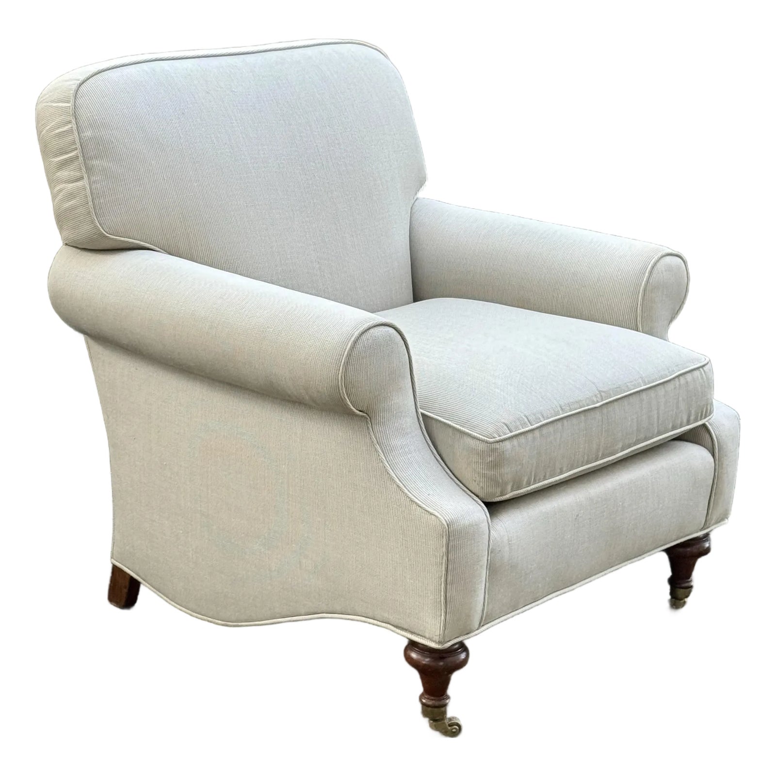 Late 20th Century George Smith Inspired English Regency Chair | Chairish