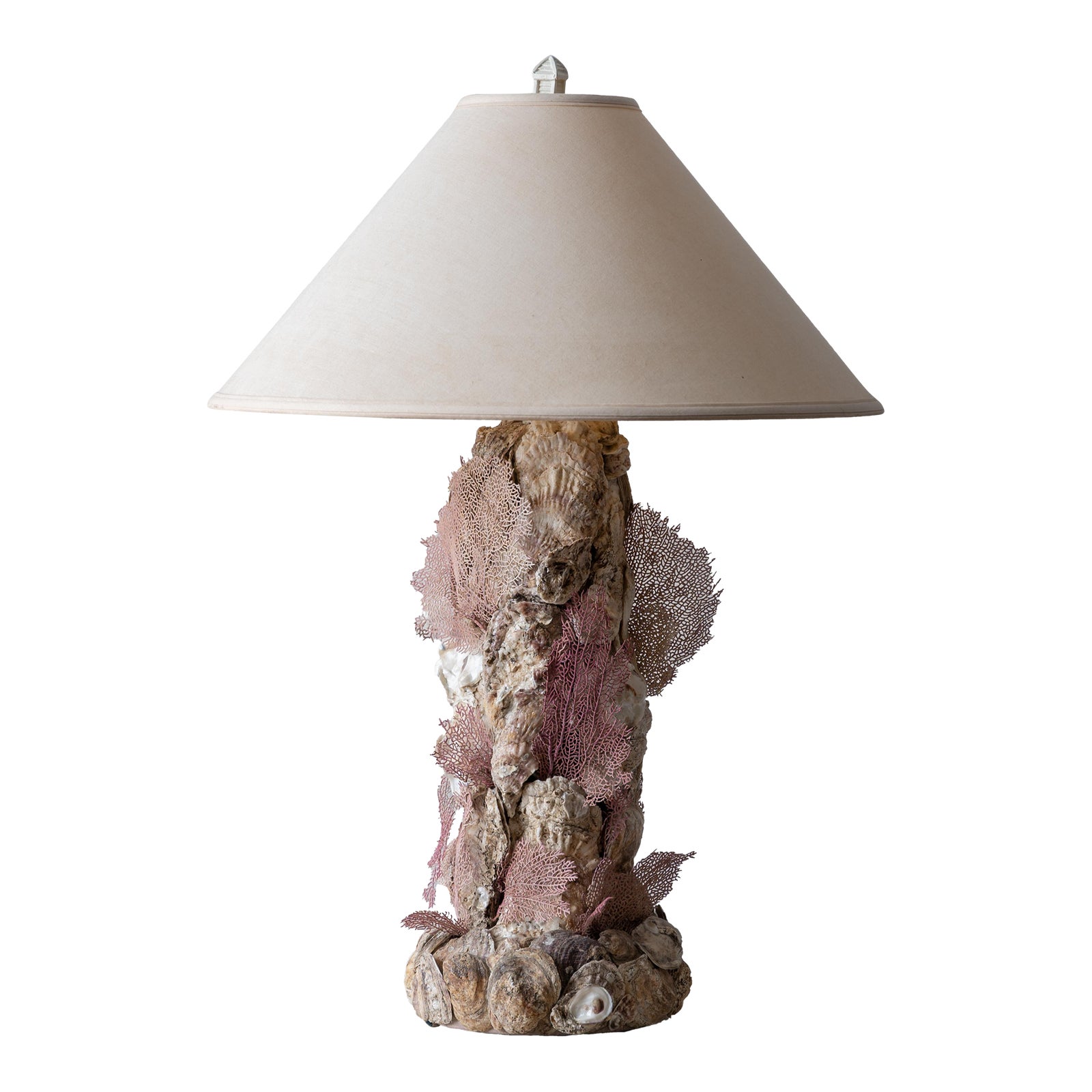 A Seashell and Coral Grotto Lamp, 20th Century | Chairish