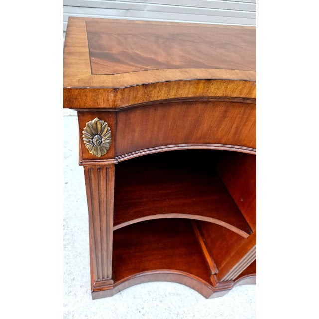 Mid 20th Century Ethan Allen Newport Mahogany Library Sofa Table ...