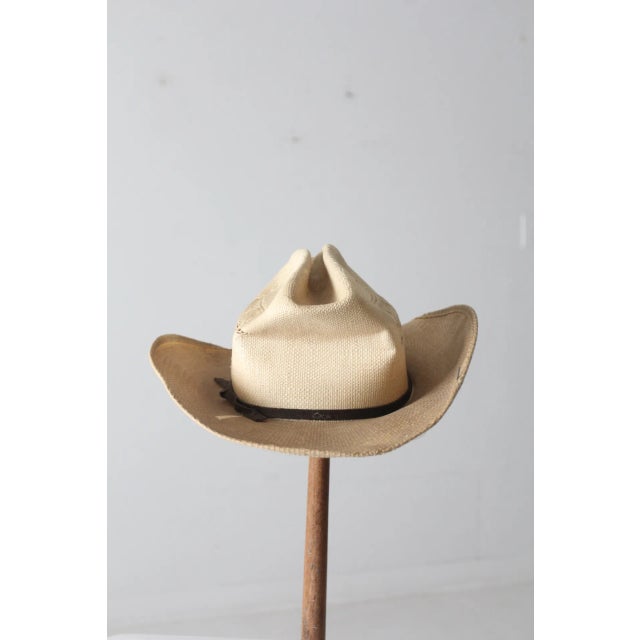 Vintage Rockmount Distressed Cowboy Hat | Chairish