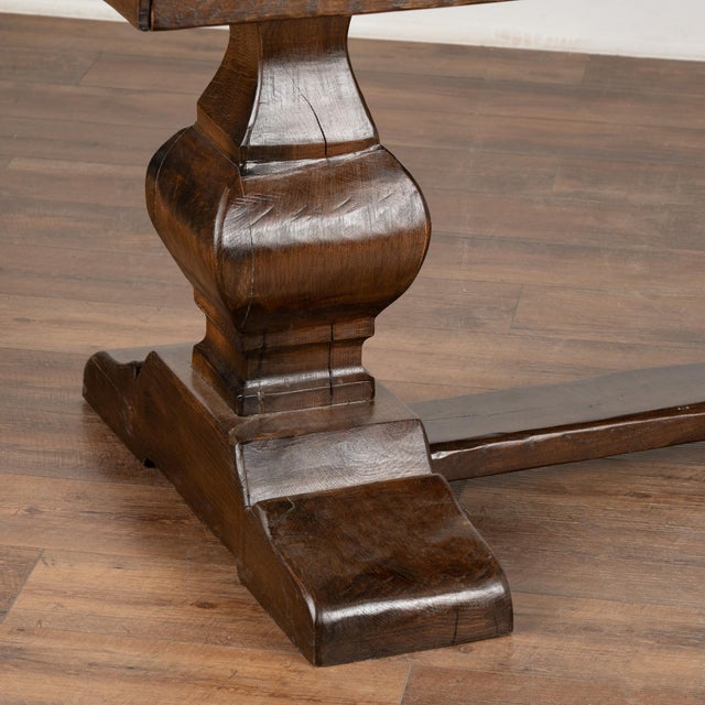 Long Oak Dining Table, France Circa 1960 | Chairish