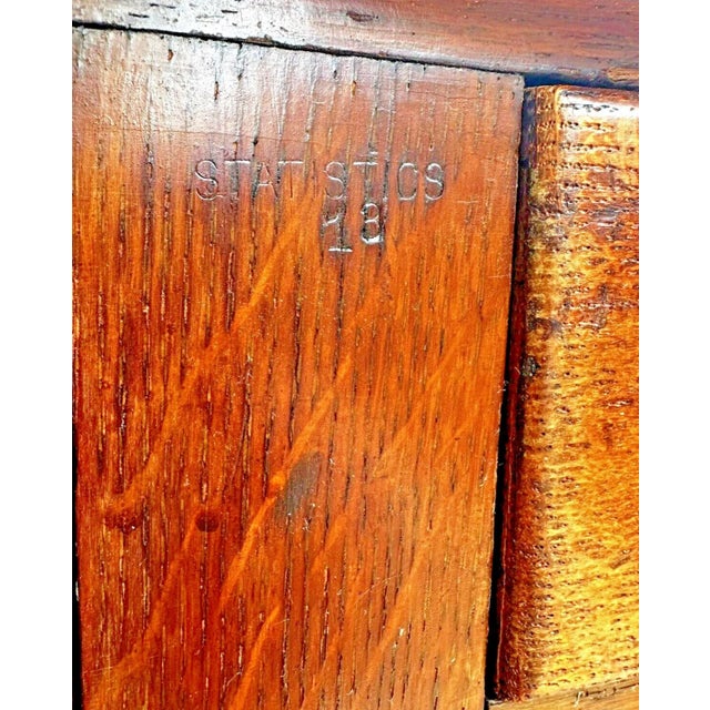 Early 20th Century Antique 6 Drawer Library Oak Card Catalog Cabinet ...